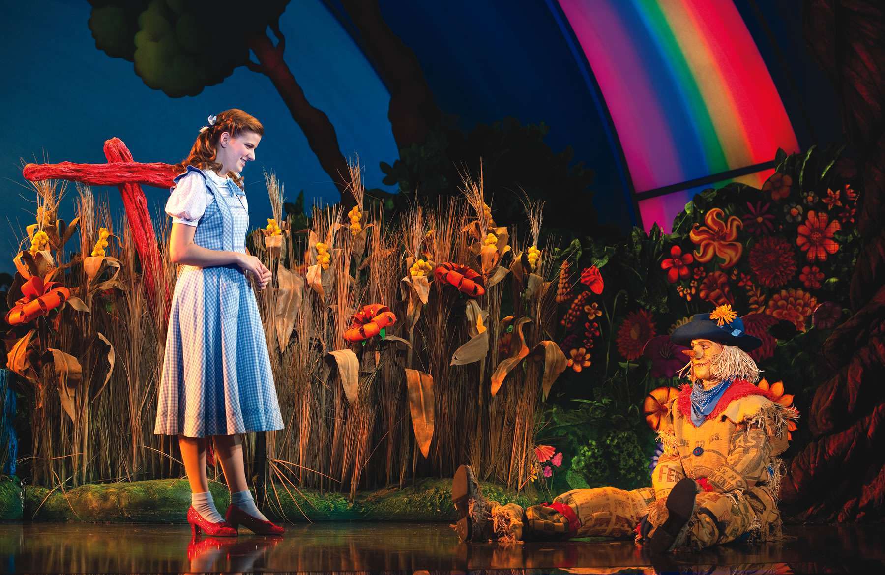 2 Danielle Wade as Dorothy and Jamie McKnight as Scarecrow - The Wizard ...